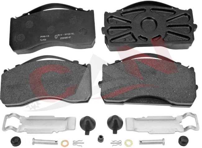 SAF HOLLAND - DISC BRAKE PAD KIT - CAN.BPK.S.93 - 3.057.0096.00 - BRAKE ...